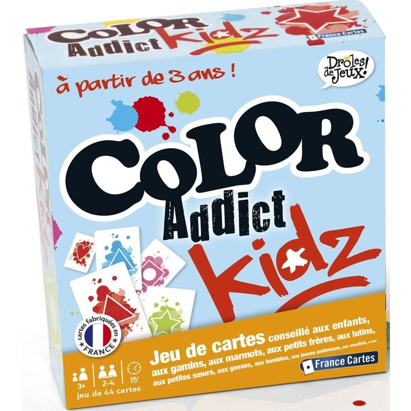 Color Addict Kidz - jeu de cartes enfant France Cartes