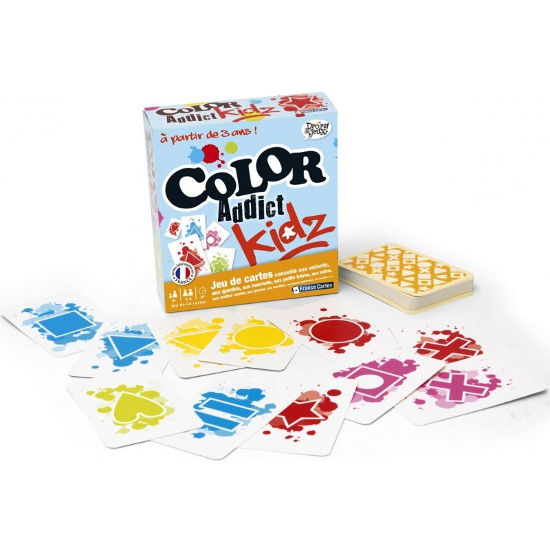Color Addict Kidz - jeu de cartes enfant France Cartes