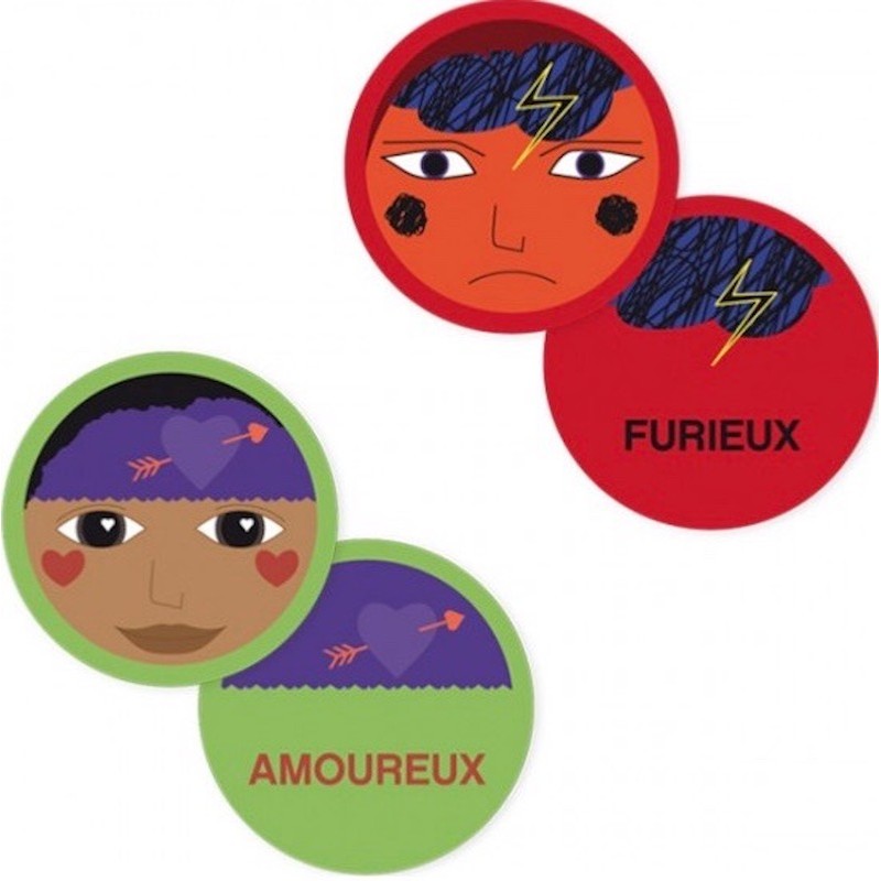 Méli Mémo Les Émotions - jeu de cartes - memory