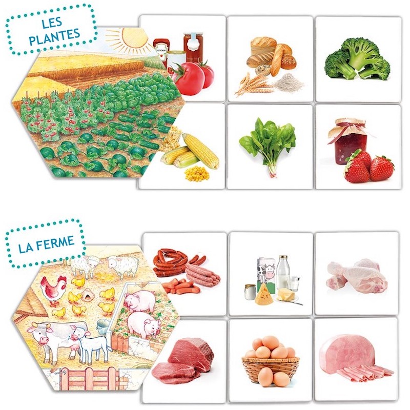 D'où viennent les aliments ? Jeu d'association AKROS pour identifier d ... D'où viennent les aliments ? Jeu d'association AKROS pour identifier d ...