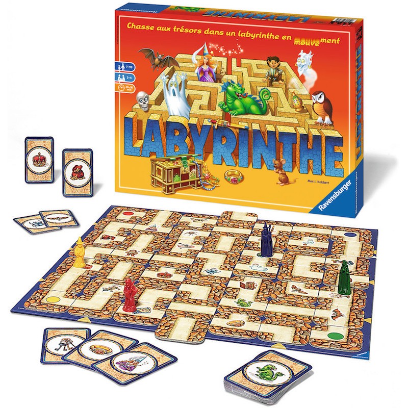 Labyrinthe RAVENSBURGER - Chasse aux trésors dans un labyrinthe an ...