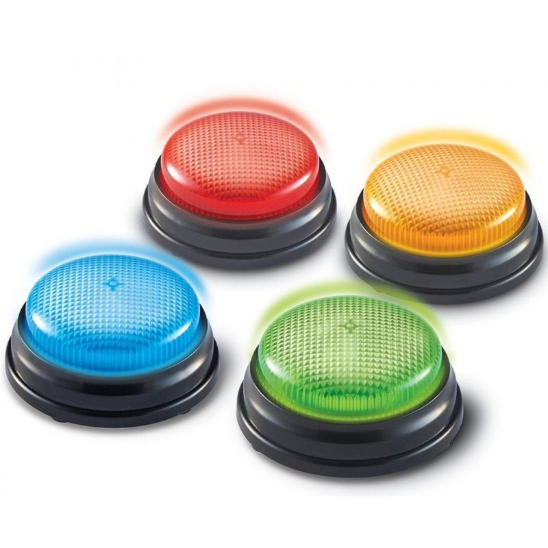 Lot de 4 buzzers sons et lumières - Lights and Sounds Buzzers (Set of 4 ...