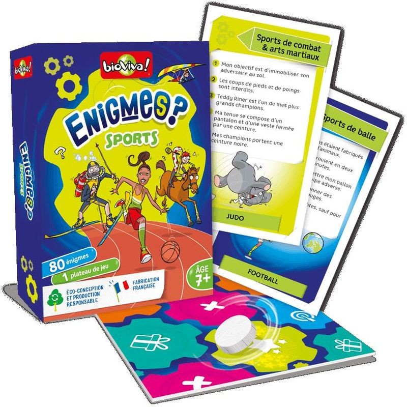 Enigmes ? Sports - Bioviva - Jeu de devinettes pour découvrir ...