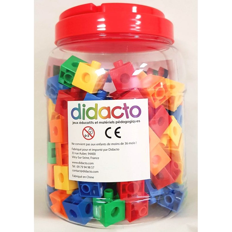 Cubes à connecter - 100 pièces - 100 cubes encastrables ou multicubes ...