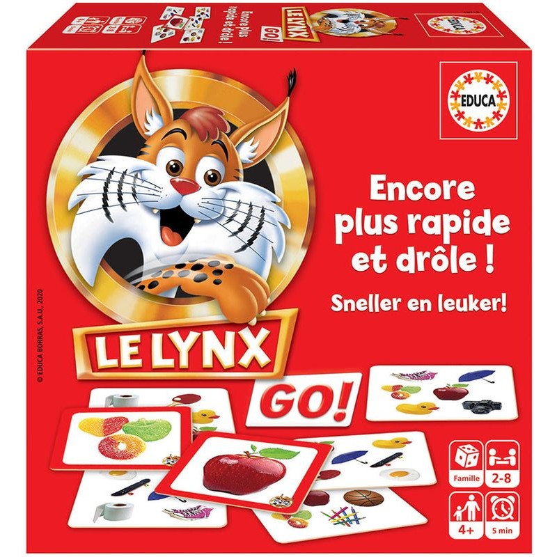 Le lynx go - Jeu d'observation et de rapidité avec 6 règles différentes ...