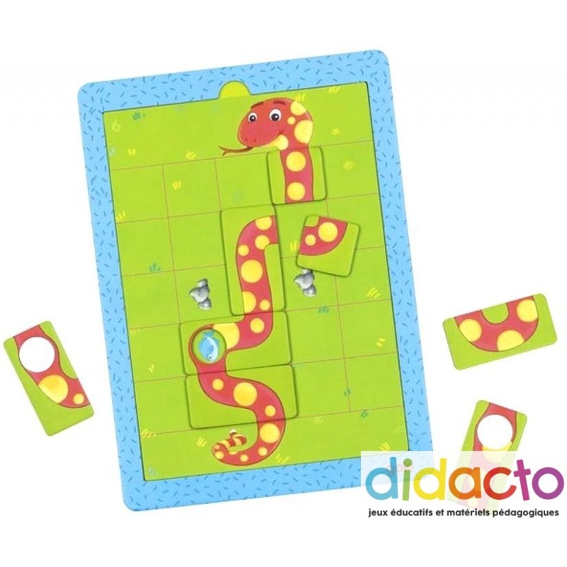 Jeu magnétique Le serpent a faim - Goki - Jeu de logique magnétique ...