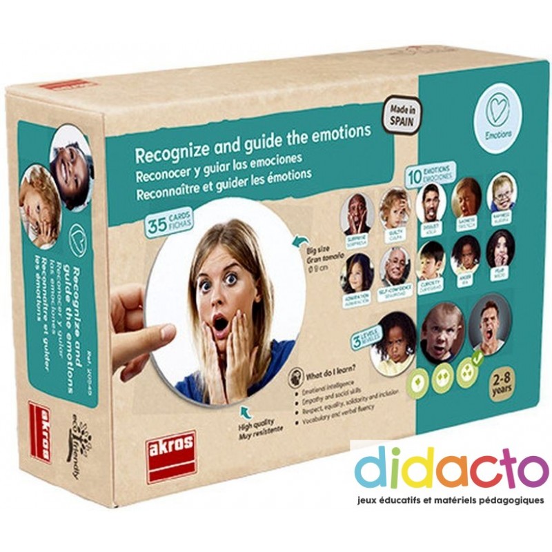 Un atelier de 35 cartes émotions : les reconnaître, et en parler