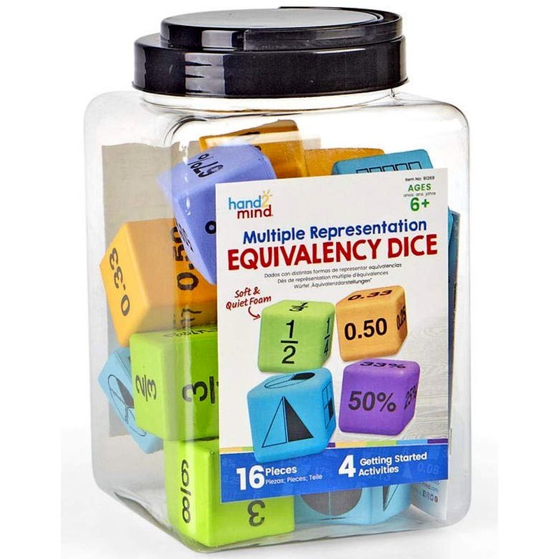 Sélection Didacto de nombreux dés, utiles en mathématiques (maths)