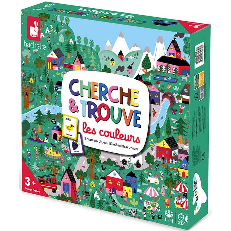 Cherche et Trouve les Couleurs - Jeu de discrimination visuelle et de ...