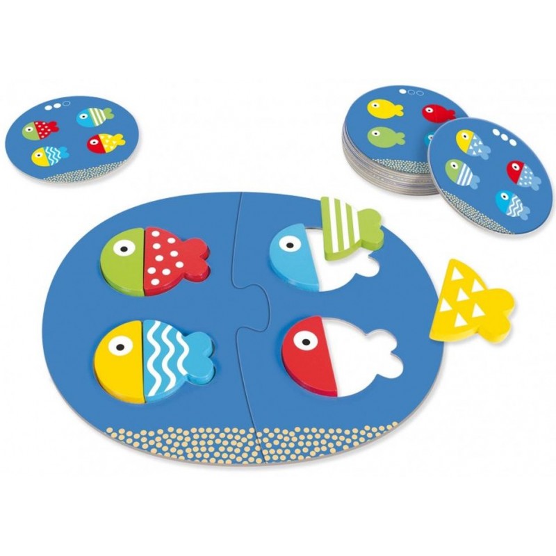 Fish Match & Mix - Goula - Poissons en bois à reconstituer librement ou ...