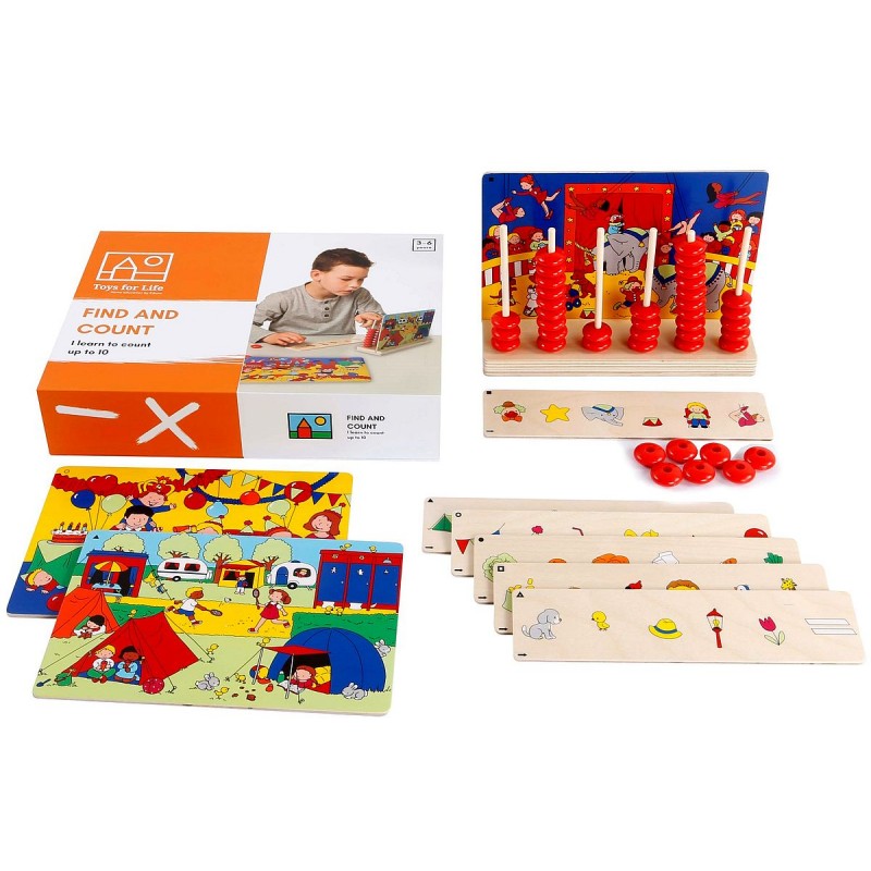 Cherche et compte (Find and count) - Jeu d'observation pour compter ...