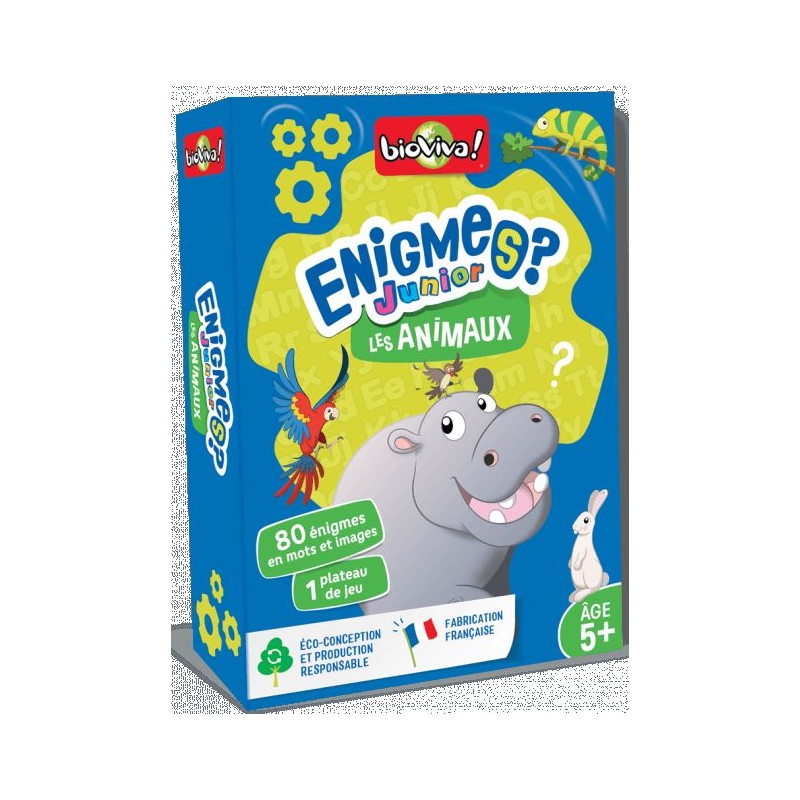 Jeu de devinettes pour les enfants non-lecteurs sur le thème des animaux.