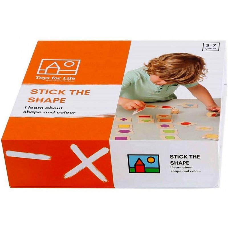 Stick the shape - Jeu modulable pour découvrir les formes et les couleurs.
