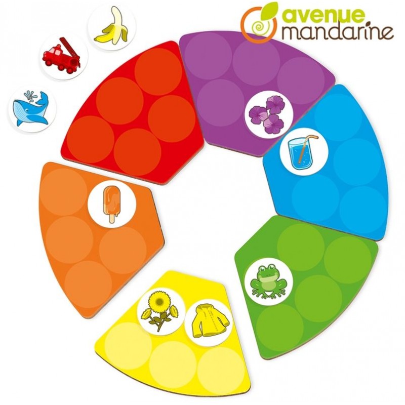Apprendre les couleurs - Avenue Mandarine - Petit jeu de loto pour ...