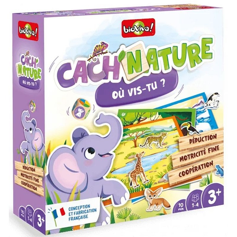 Jeu de coopération pour découvrir où vivent les animaux.