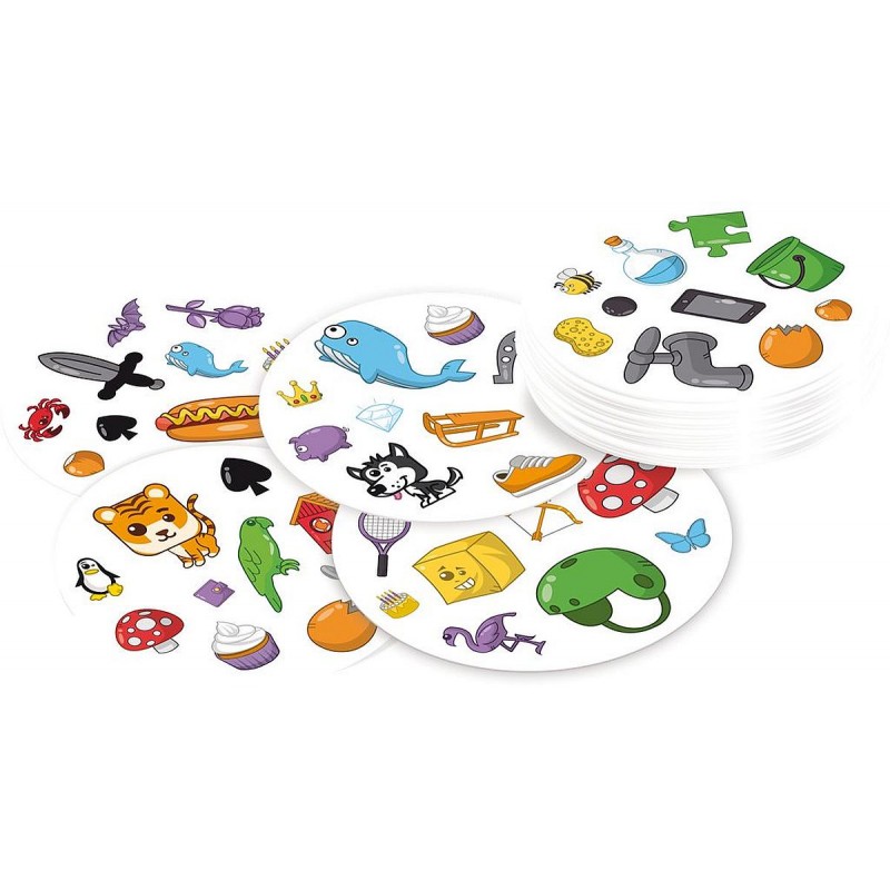 Une version du célèbre de Dobble pour jouer en équipes avec des cartes ...