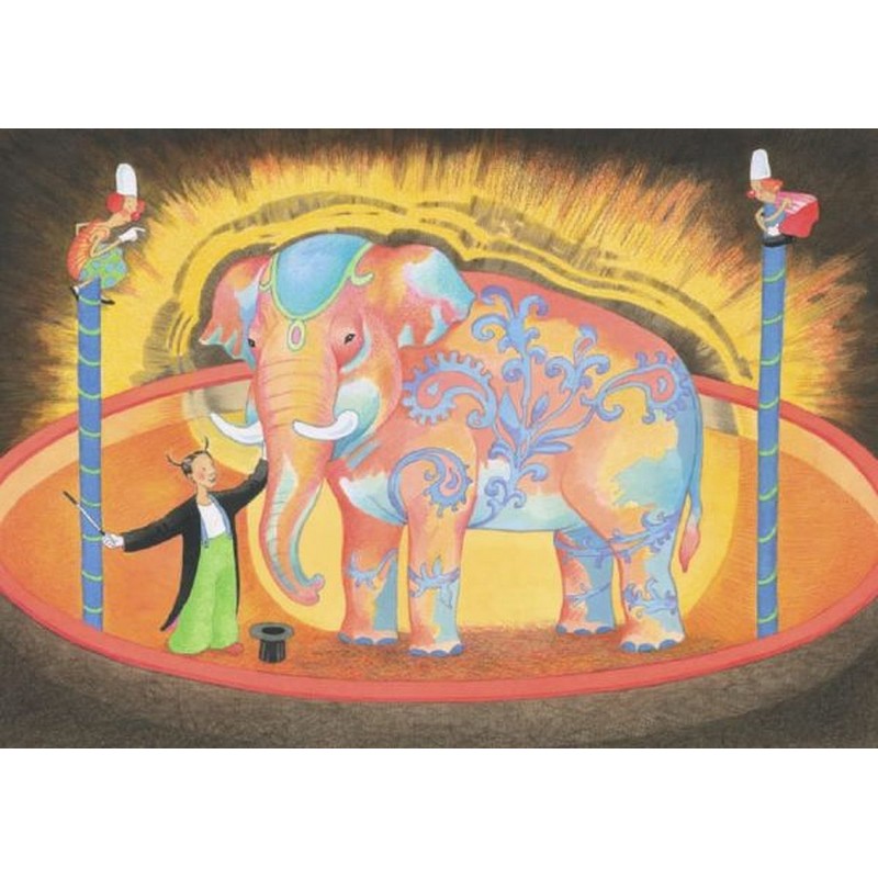 Un joli Kamishibaï dans l'univers enchanté du cirque!