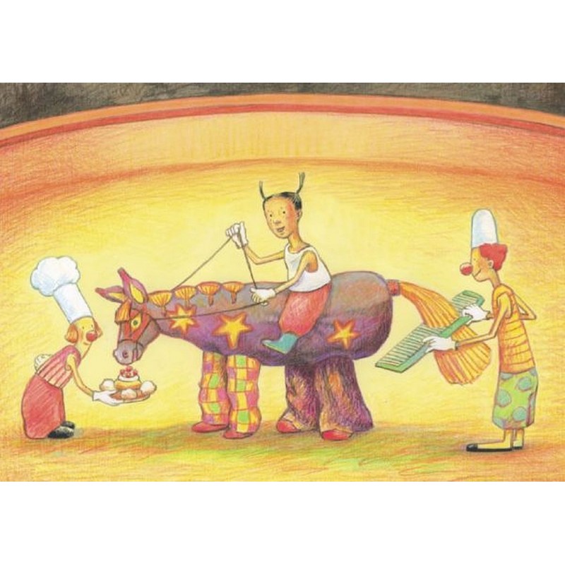 Un joli Kamishibaï dans l'univers enchanté du cirque!