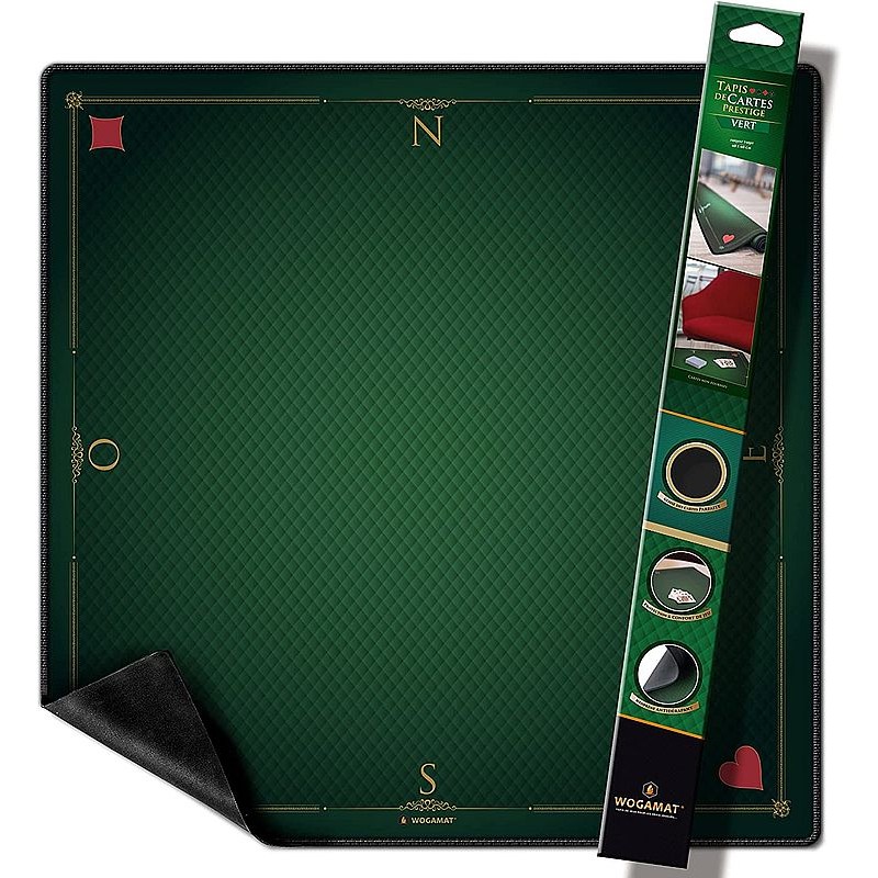 Tapis pour jouer aux cartes, aux jeux de dés, etc.