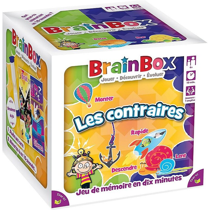 BrainBox : Les Contraires - Green board - Jeu d'observation et de ...