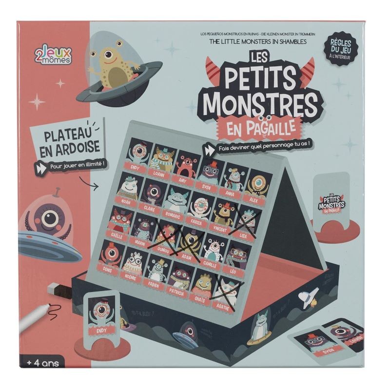 Les petits monstres en pagaille - Jeu de devinettes où il faudra ...
