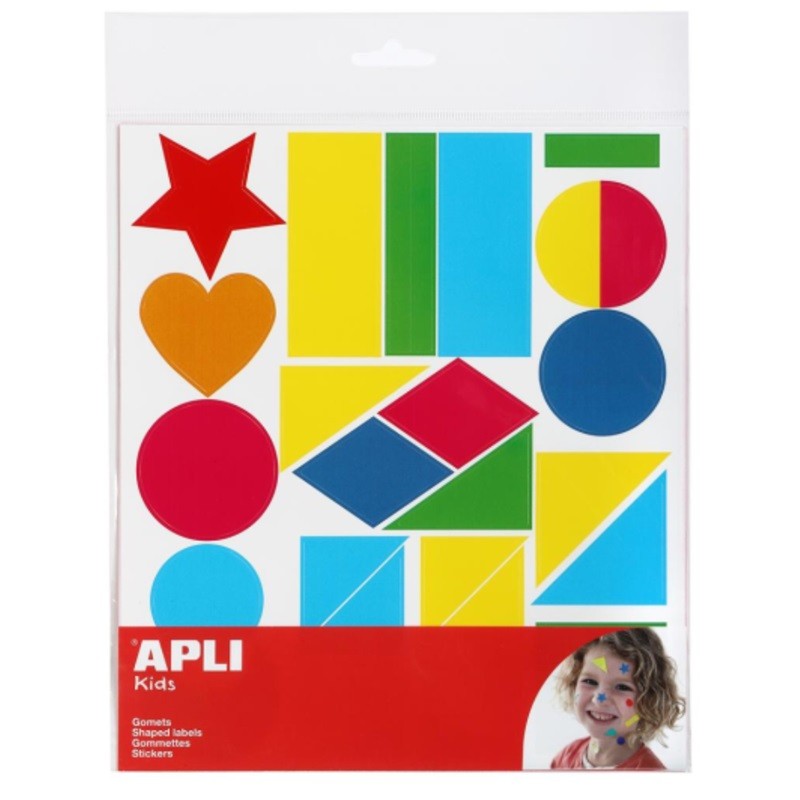 Gommettes maxi couleurs et formes