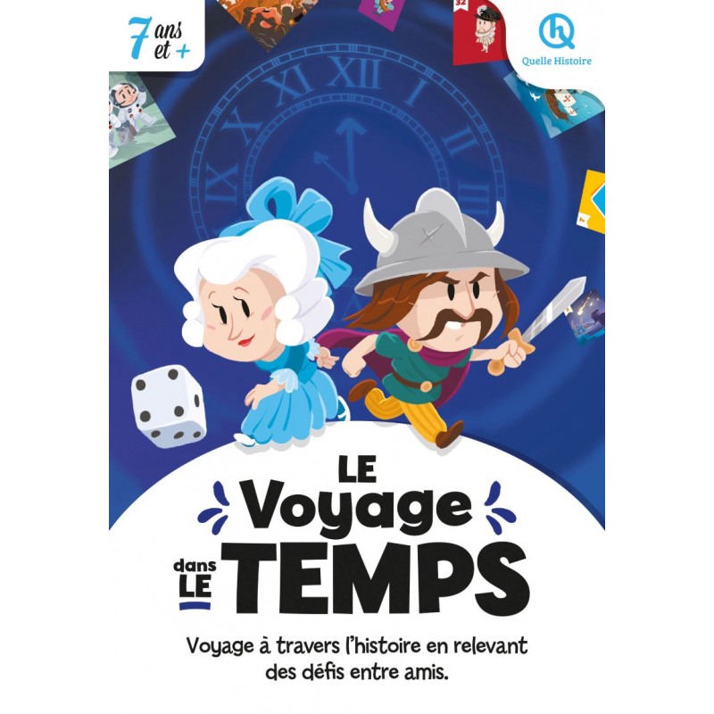 Le voyage dans le temps - Jeu de parcours et de quizz où il faut ...