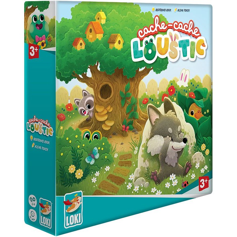 Adorable jeu de société pour les plus jeunes, inspiré du jeu de cache ...