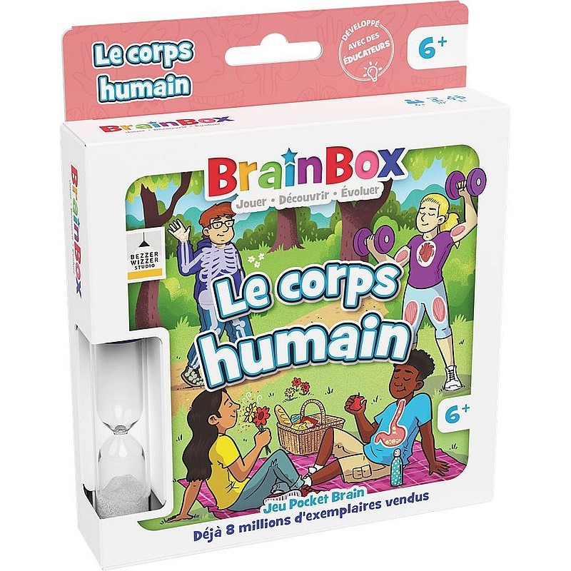 Jeu d'observation et de mémoire visuelle sur le thème du corps humain.